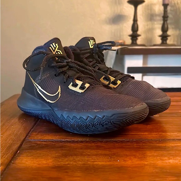 Nike | Shoes | Kyrie Flytrap 4 In Gold And Black No Box | Poshmark
